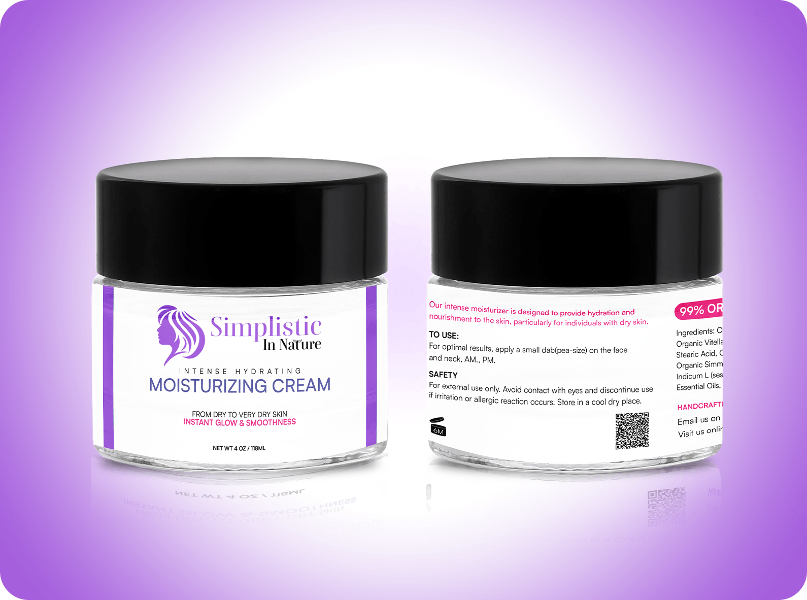 INTENSE HYDRATING MOISTURIZING CREAM 4 oz – Simplistic In Nature